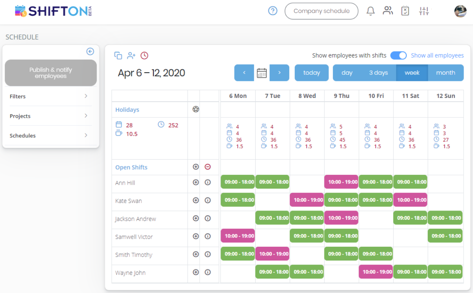 How To Create The Perfect Work Schedule For Your Company Shifton